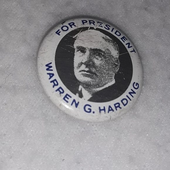Unbranded | Accessories | Warren G Harding For President Pin Back ...